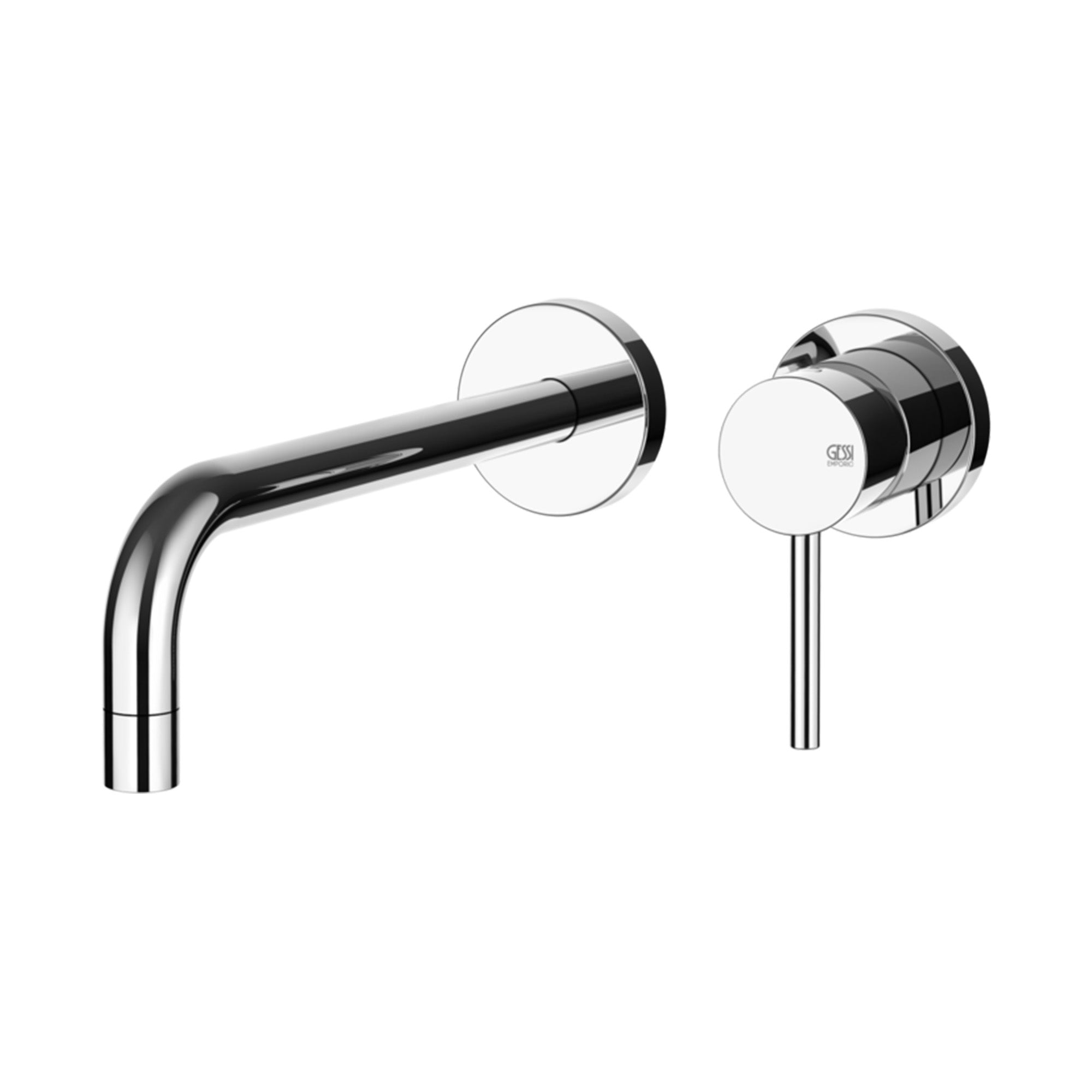Gessi Via Tortona 2 Hole Wall Mounted Basin Mixer | Deluxe Bathrooms & Tiling Solutions UK