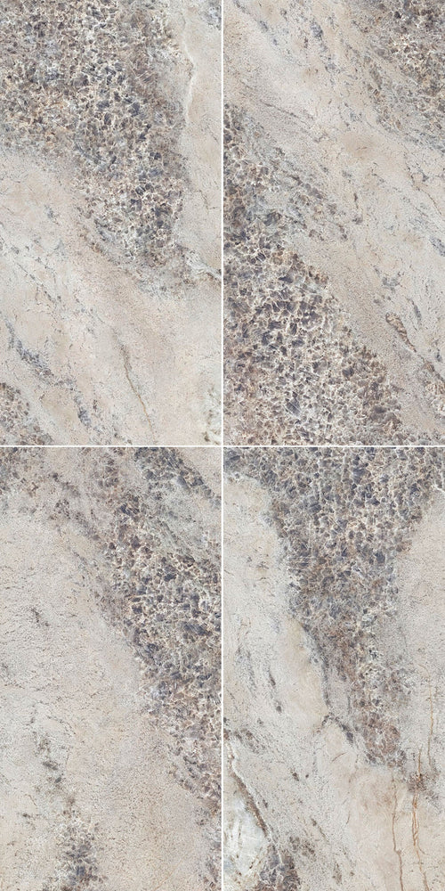 Deluxe Gemstone Violet Marble Effect Porcelain Tile 60x120cm Gloss ...