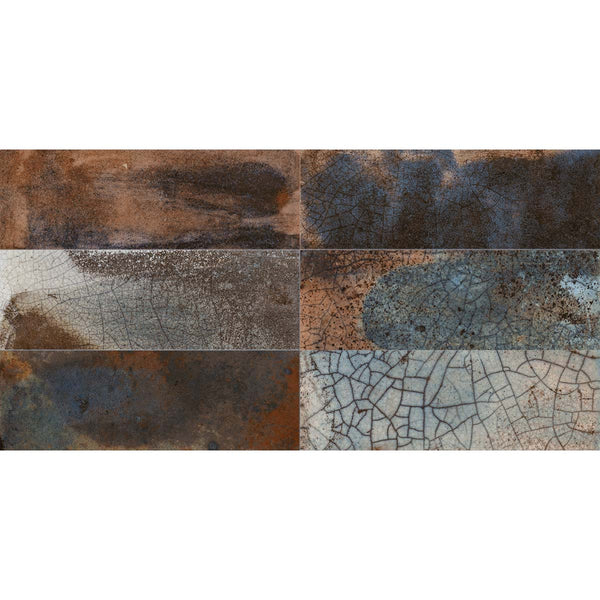 FS Raku Colours Decor Wall Tile 20x40cm Matte | Deluxe Bathrooms ...