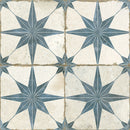 FS Star Blue Patterned Tile 45x45cm Matt | Deluxe Bathrooms & Tiling ...