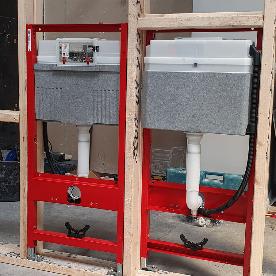 Tece Profil Wall-Hung Toilet Support Frame with Concealed Uni Cistern ...