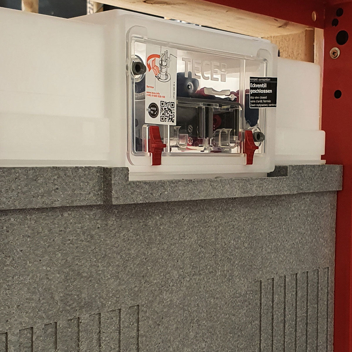 Tece Profil Wall-Hung Toilet Support Frame with Concealed Uni Cistern ...