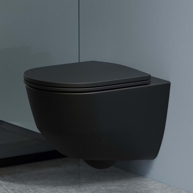 Laufen Pro Rimless Wall Hung WC Pan With Slim Soft Close Toilet Seat ...