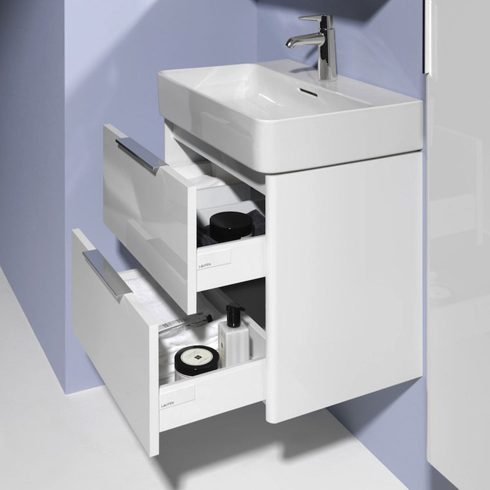 Laufen pro S Base Two Drawer Wall Hung Vanity Unit With Washbasin ...