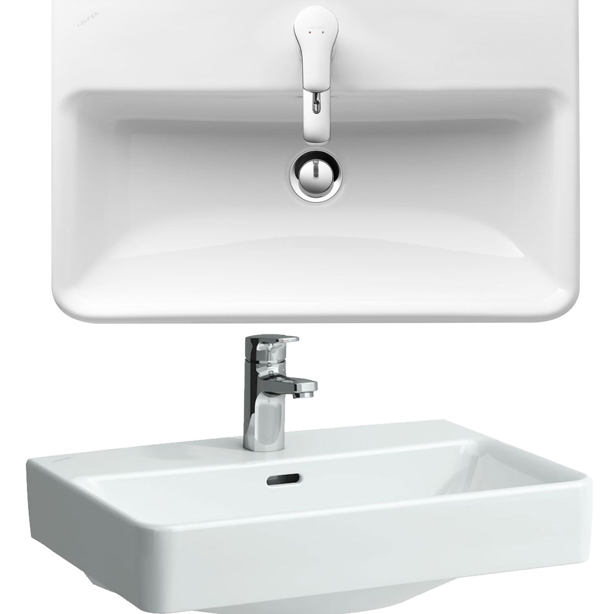 Laufen pro S Base Two Drawer Wall Hung Vanity Unit With Washbasin ...