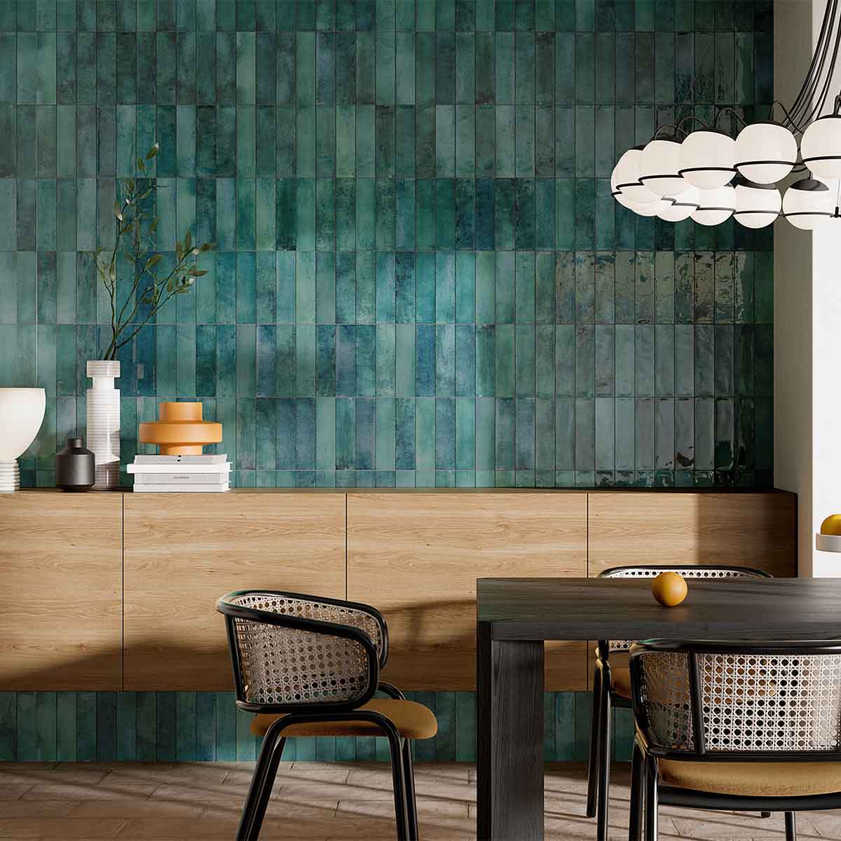 Colorado Sea Water Porcelain Tile 6x25cm Gloss | Deluxe Bathrooms ...