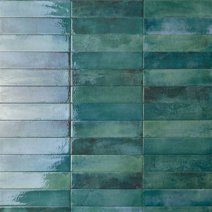 Colorado Sea Water Porcelain Tile 6x25cm Gloss | Deluxe Bathrooms ...