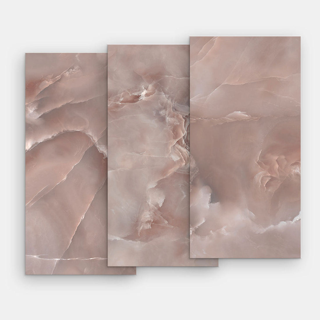 Deluxe Onyx Coral Marble Effect Porcelain Tile 60x120cm Gloss | Deluxe ...