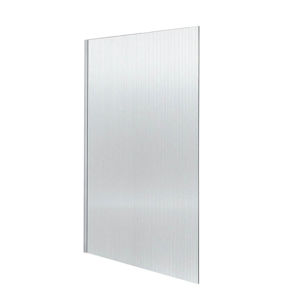 Granlusso 8 Fluted Glass Frameless Wetroom Shower Screen | Deluxe ...