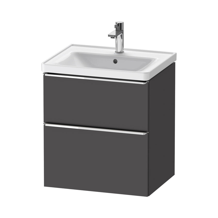 Duravit D-Neo Wall Mounted 2-Drawer Vanity Unit With Ceramic Basin - M ...