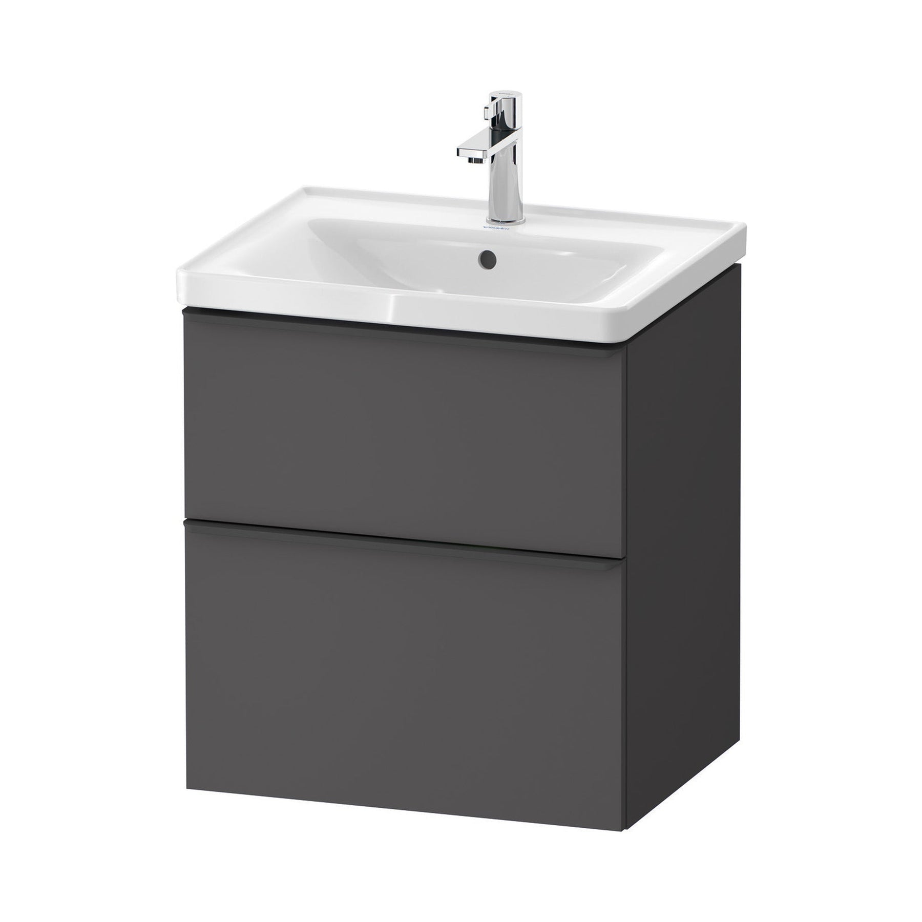 Duravit D-Neo Wall Mounted 2-Drawer Vanity Unit With Ceramic Basin - M ...
