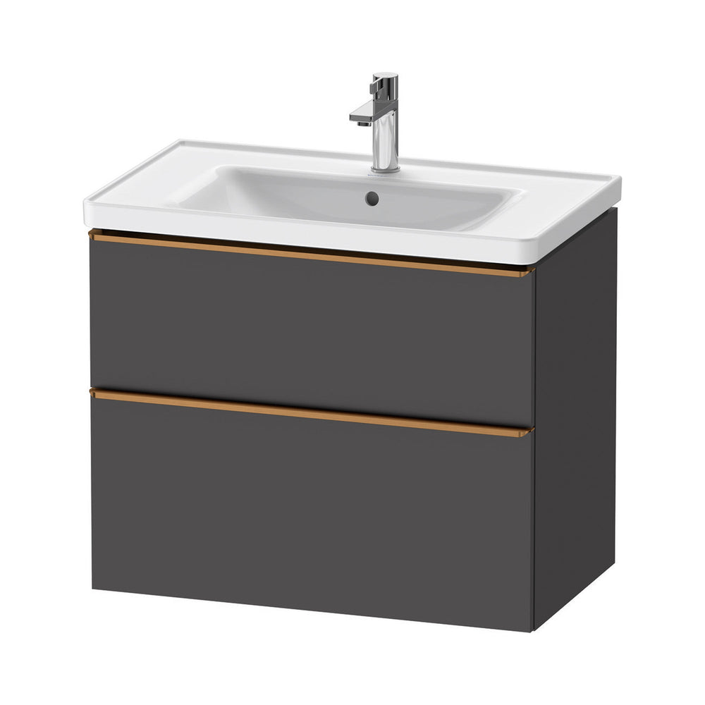 Duravit D-Neo Wall Mounted 2-Drawer Vanity Unit With Ceramic Basin - M ...
