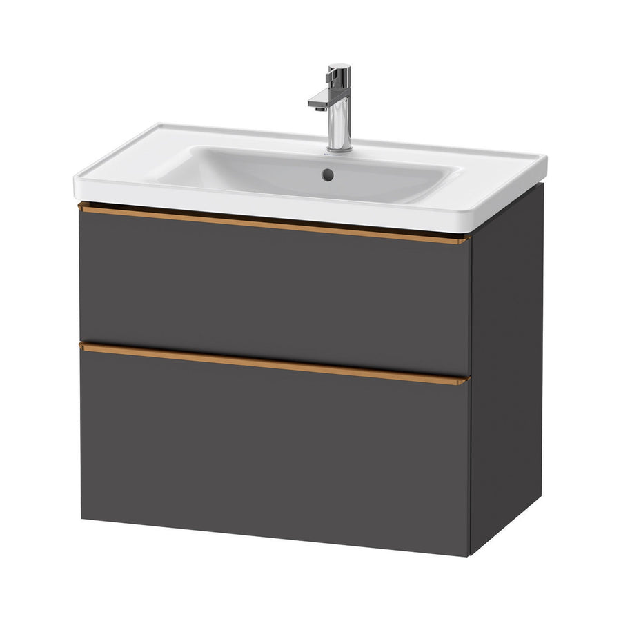 Duravit D-Neo Wall Mounted 2-Drawer Vanity Unit With Ceramic Basin - M ...
