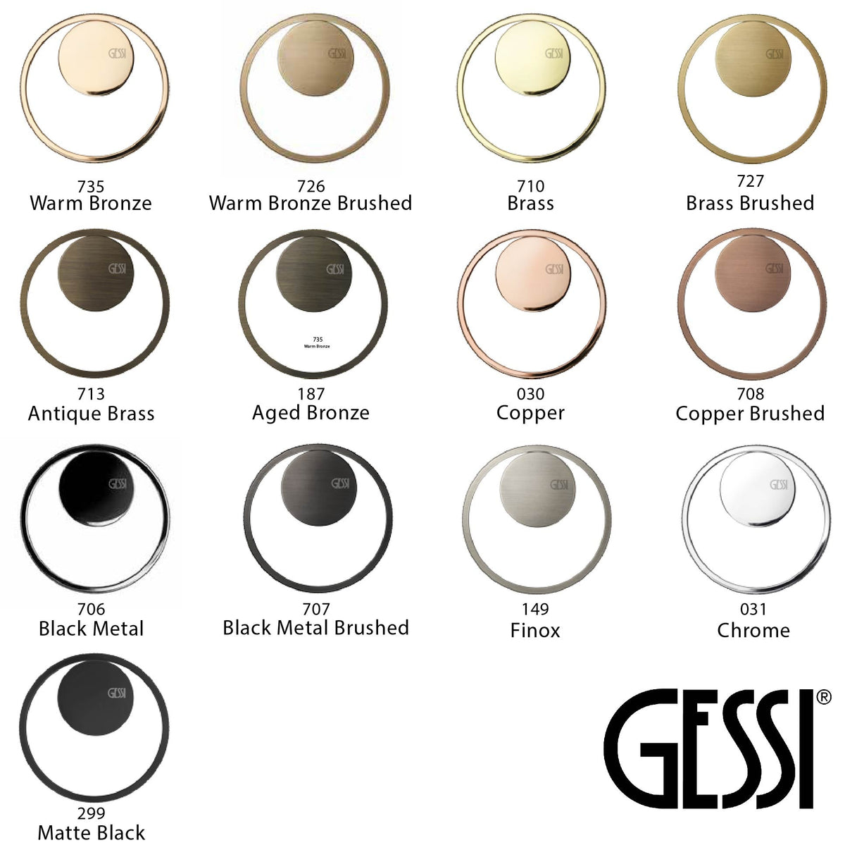 Gessi Anello Wall Mounted Bath Shower Mixer with Pencil Handset ...