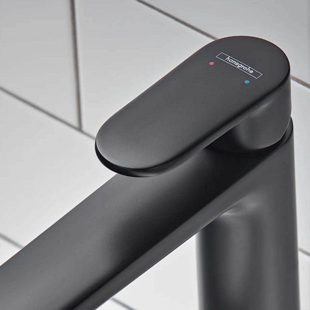 Hansgrohe Vernis Blend 190 Tall Basin Mixer Tap With Pop-Up Waste - Ma ...