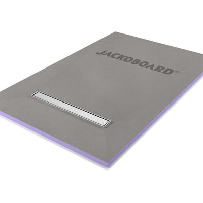 Jackoboard Aqua Line Easy Shower Tray Board For Linear Drain | Deluxe ...