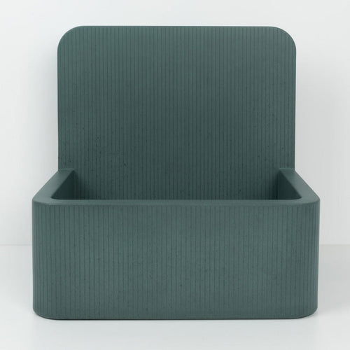 Kast Elm Mini Patterned Concrete Basin With Splashback | Deluxe ...