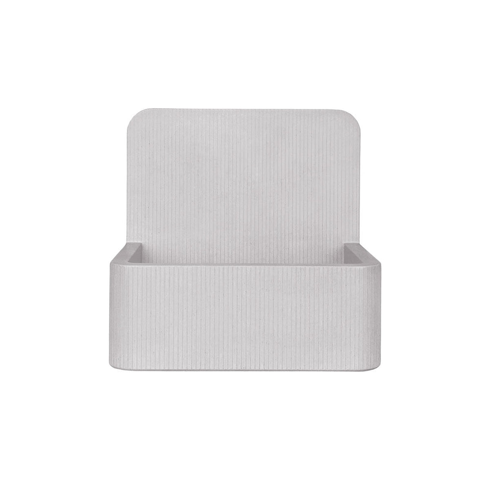 Kast Elm Mini Patterned Concrete Basin With Splashback | Deluxe ...
